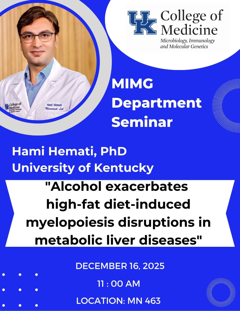 | Postdoc Seminar - Dr. Hami Hemati | University of Kentucky College of ...